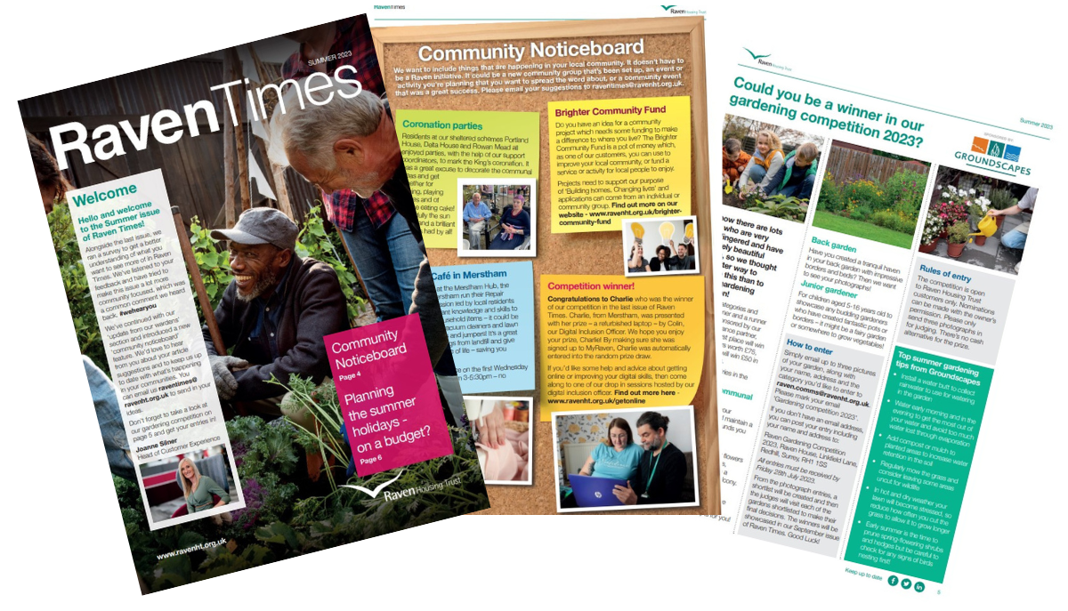 Raven Times - Summer 2023 is out now! - Raven Housing Trust