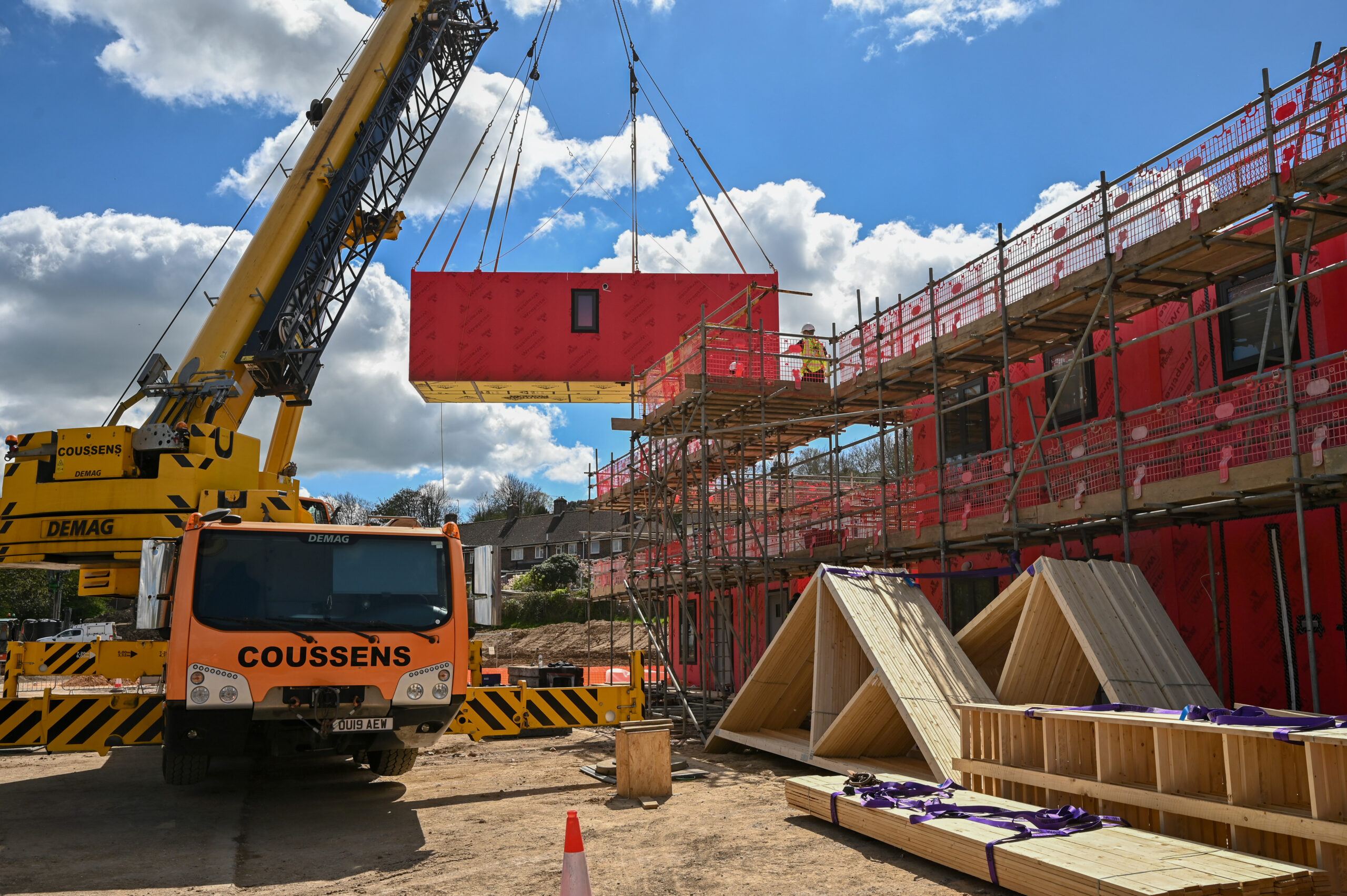First construction phase of Lewes zero carbon affordable homes development complete - Raven ...